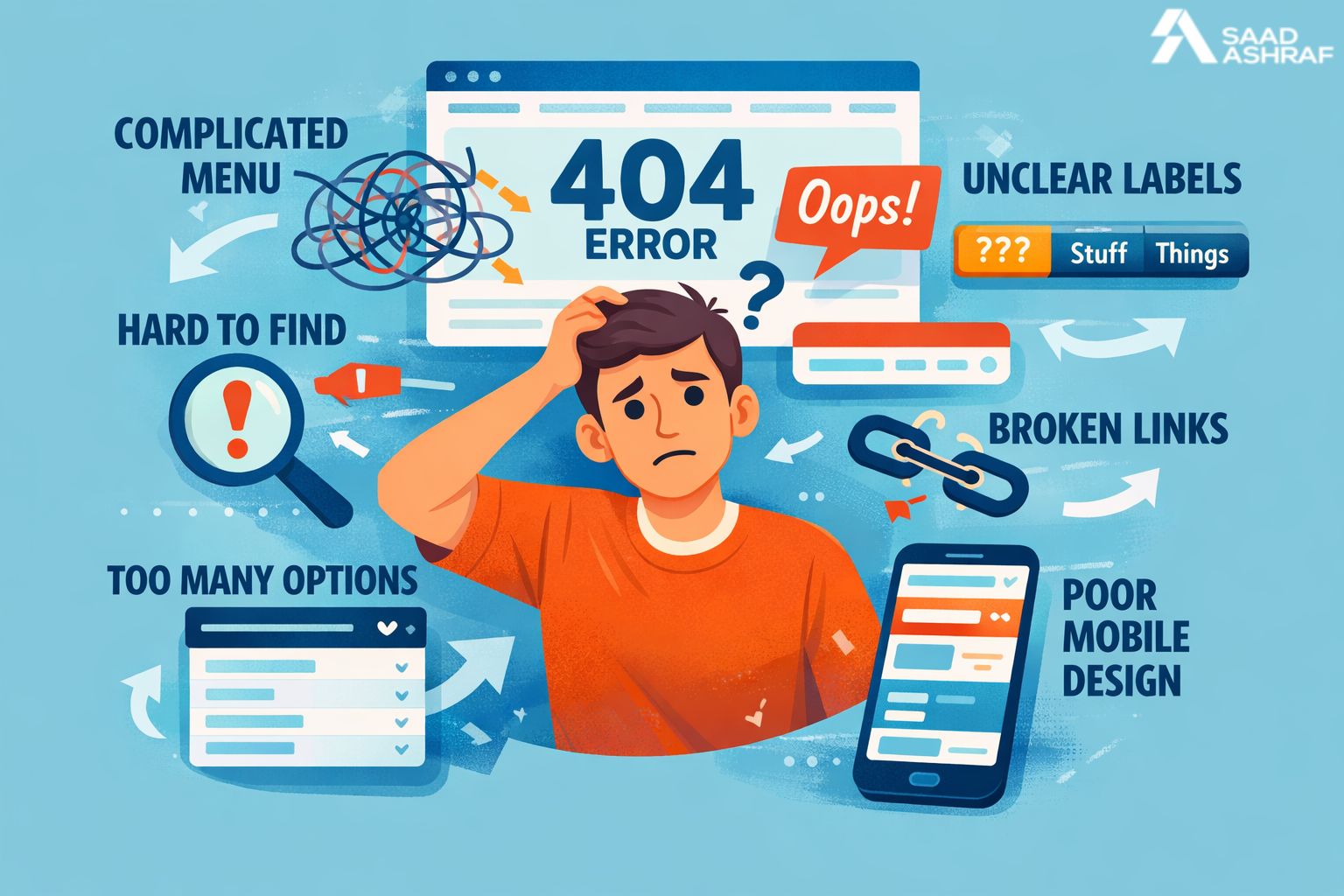 Why Website Navigation Confuses Users | UX Fixes by Dubai Web Designers